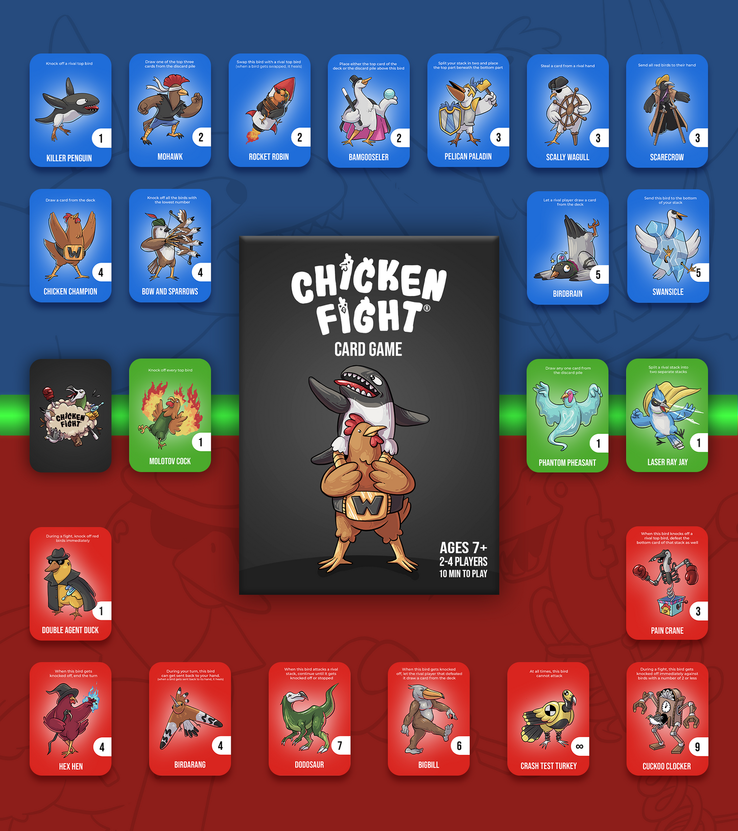Chicken Fight Card Game